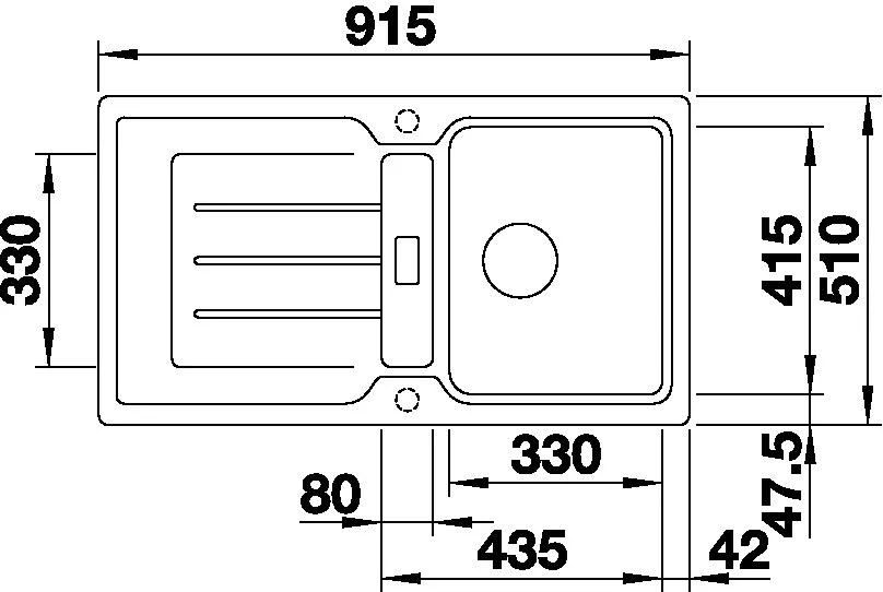 Granitový dřez Blanco CLASSIC Neo 5 S InFino muškát + krájecí deska kompozit SmartCut a excentr 524023