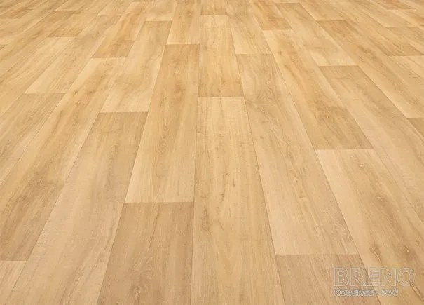Breno PVC PURETEX Lime Oak 336M – světlé dřevo, šíře 400 cm