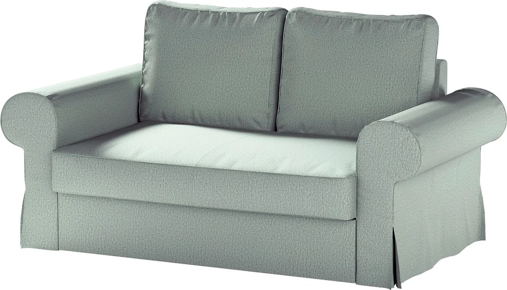 Potah na pohovku IKEA Backabro 2-místná, rozkládací barva zelená látka pletený vzor