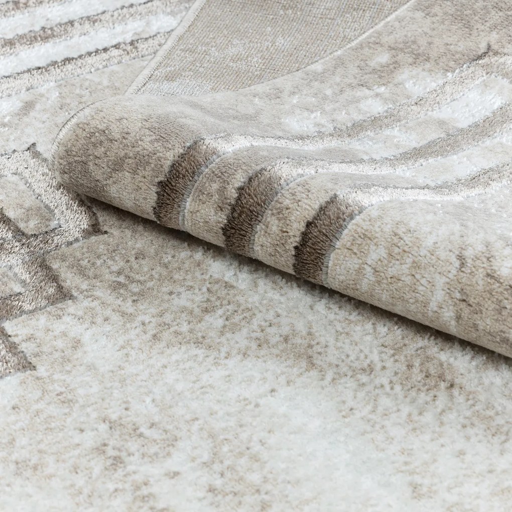 Dywany Łuszczów, Kusový koberec Bliss Z203AZ138 cream/beige, 140x190, béžová, kancelář