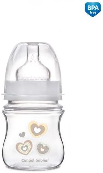 Canpol babies Antikoliková láhev se širokým hrdlem 120 ml Newborn baby Canpol Béžová