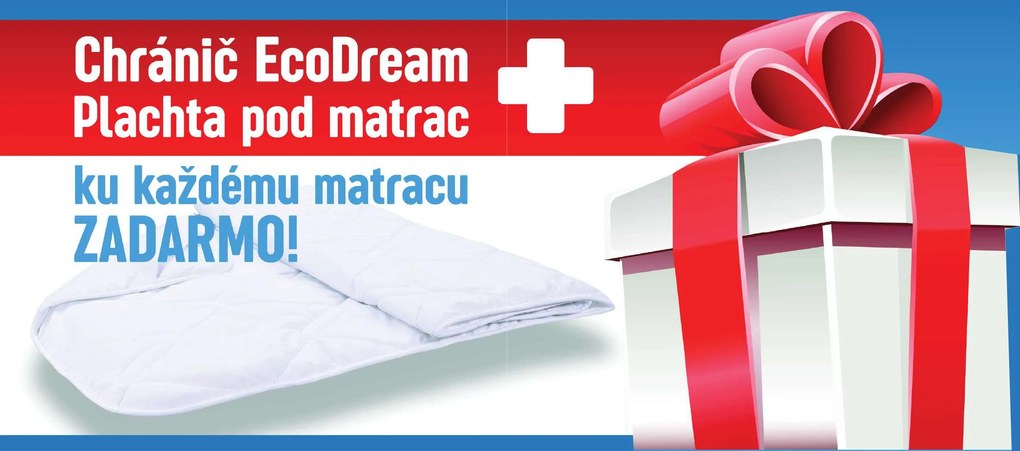 Matrace stressfree XL z paměťové pěny DreamBed - 140x200cm