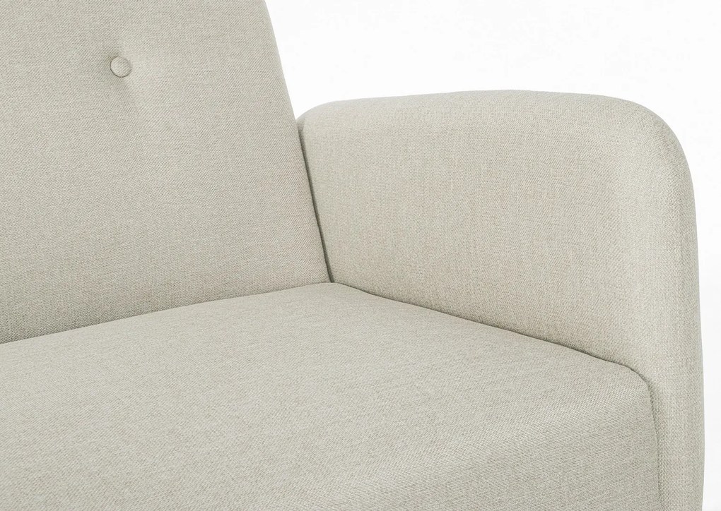 BIZZOTTO Rozkládací pohovka BRIDJET 200 cm béžová 0735238