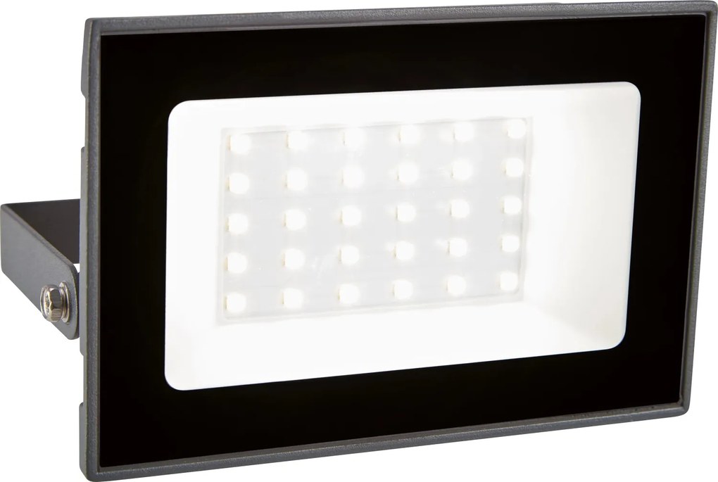BWO LED reflektor 30 W 2700 lm 5000 K IP65 šedý 11,5 x 13 x 3,5 cm