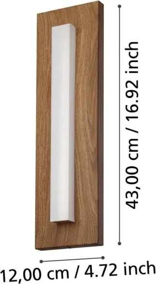 Eglo 900679 - LED Venkovní nástěnné svítidlo BITETTO LED/7W/230V IP44