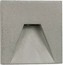 NV 9117080 Kryt pro zapuštěné svítidlo do zdi FINLO šedý beton IP65 bez světelného zdroje - NOVA LUCE