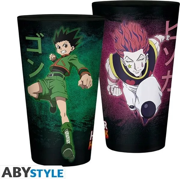 Sklenice Hunter x Hunter - Gon vs Hisoka 400 ml