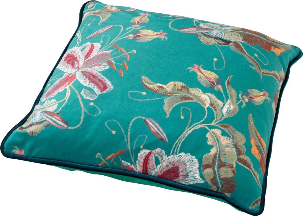 Dekorační povlak na polštář FANNY EMERALD 45x45 cm, zelený