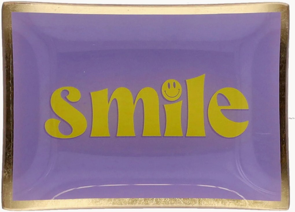 Skleněný odkládací tác Smile