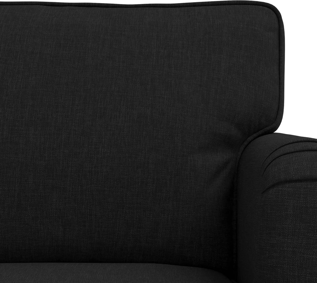 Set pohovek 2 ks Černá textil 3407518