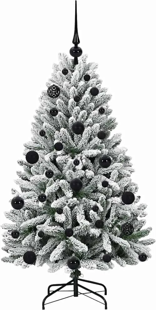 Umělý vánoční stromeček 120 cm 150 LED Teplá bílá PVC a ocel 3395731