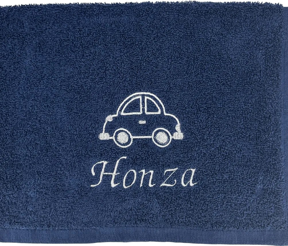 Ručník Auto s vlastním jménem nebo textem Barva: Pistáciově zelená, Velikost ručníku: 30x50cm