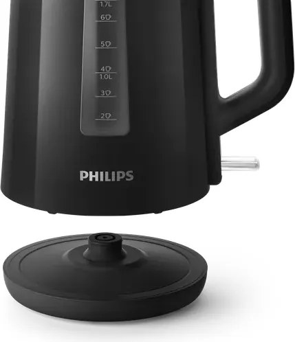 Philips Řada 3000 Černá konvice, rodinná velikost 1,7 l HD9318/20