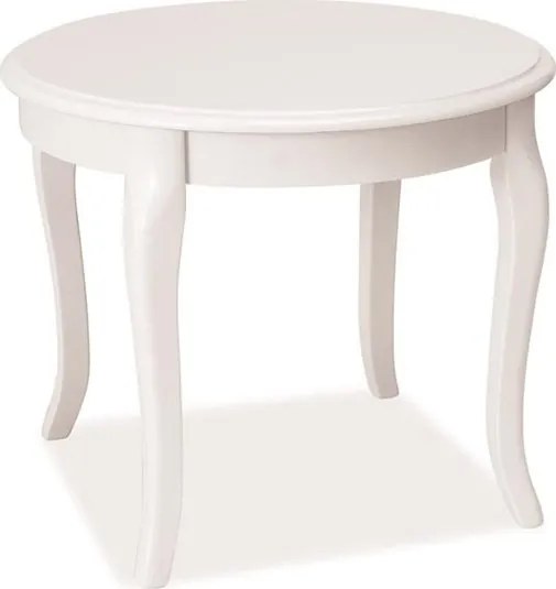 Nábytkáři ROYAL konferenční stolek kulatý - bílá (ROYALDB) (S) (K150-Z)