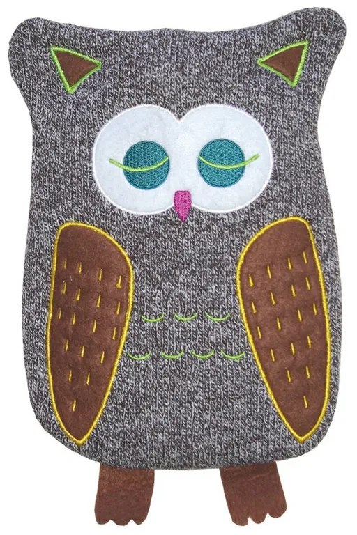 Termofor Hugo Frosch Eco Comfort - sova, 0,8 l, šedá