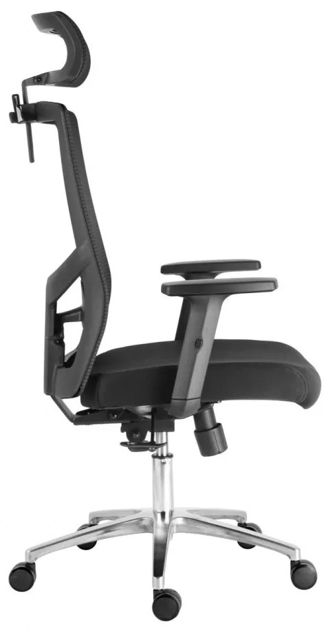 Kancelářská ergonomická židle ERGODO AVILA — černá, nosnost 150 kg