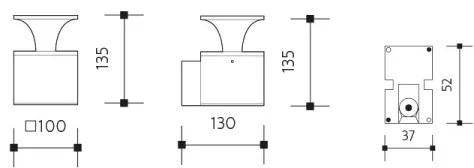LED Venkovní nástěnné svítidlo ORNELA LED/6W/230V 3000K IP54 antracit