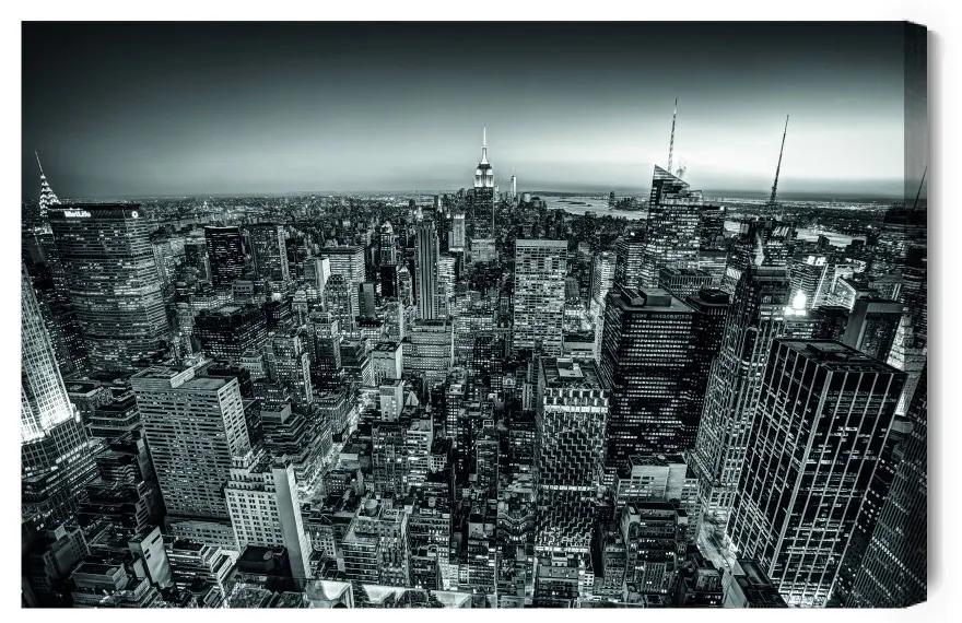 Obraz Pohled Na Manhattan Nedostatek Nedostatek Plátno Canvas 120x80