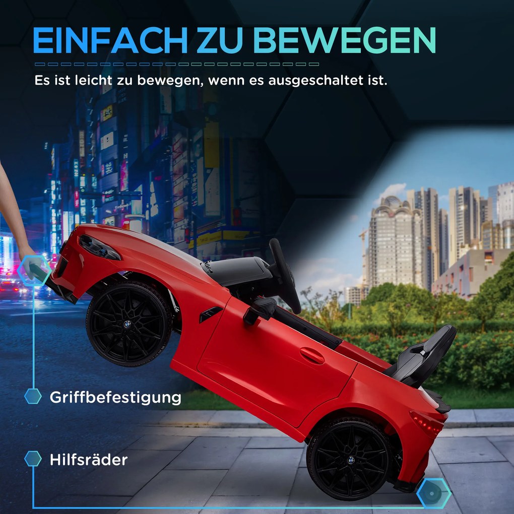 AIYAPLAY dětské elektrické autíčko BMW M4 s dálkovým ovládáním červené