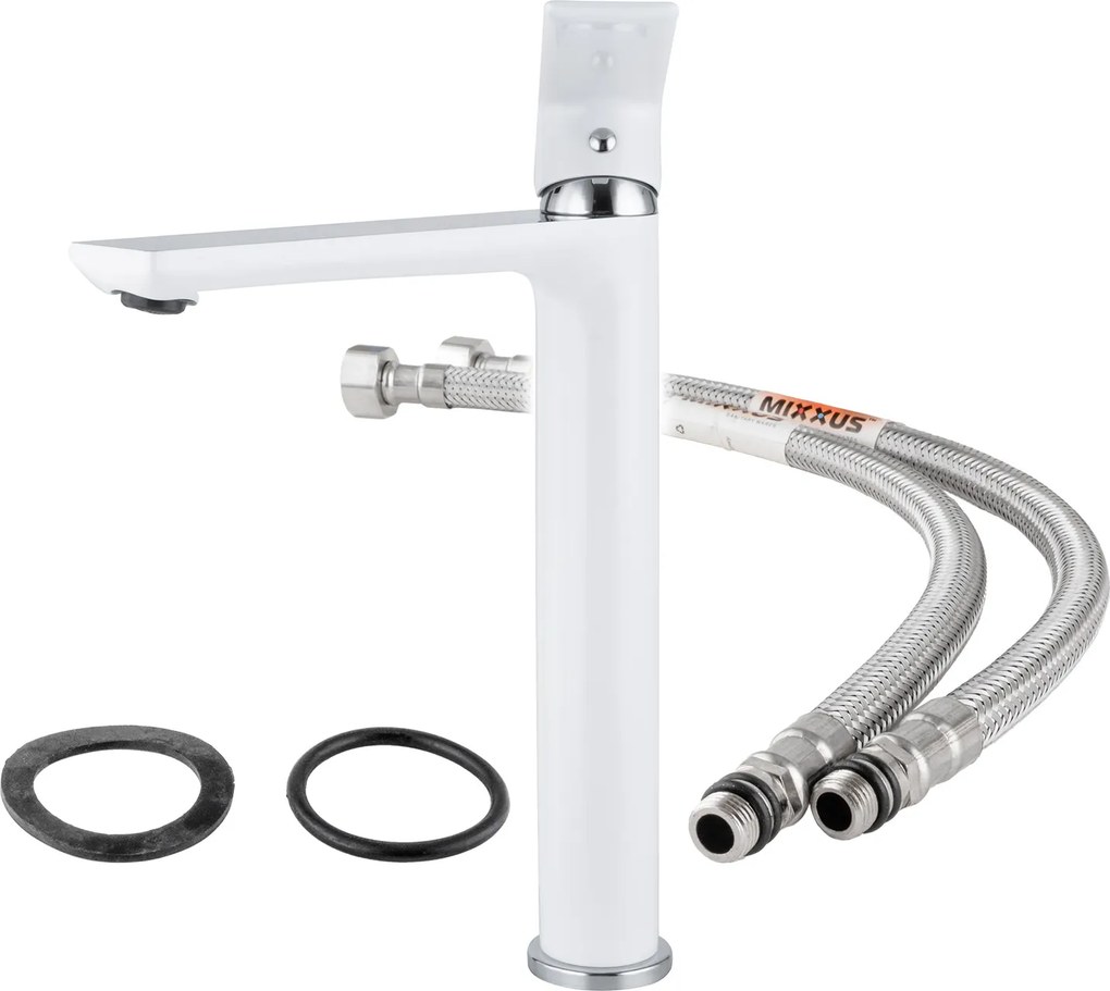 ALEX 001 HIGH (NUT) WHITE-CHROME