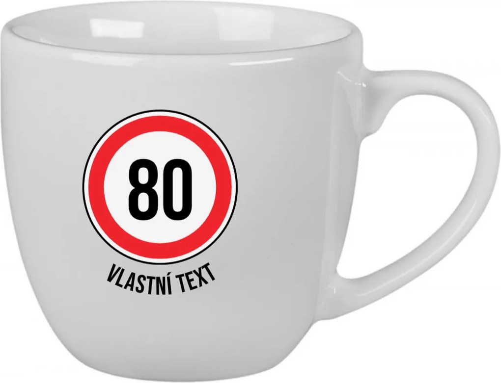 Personalizovaný keramický hrníček 400 ml - narozeninová dopravní značka