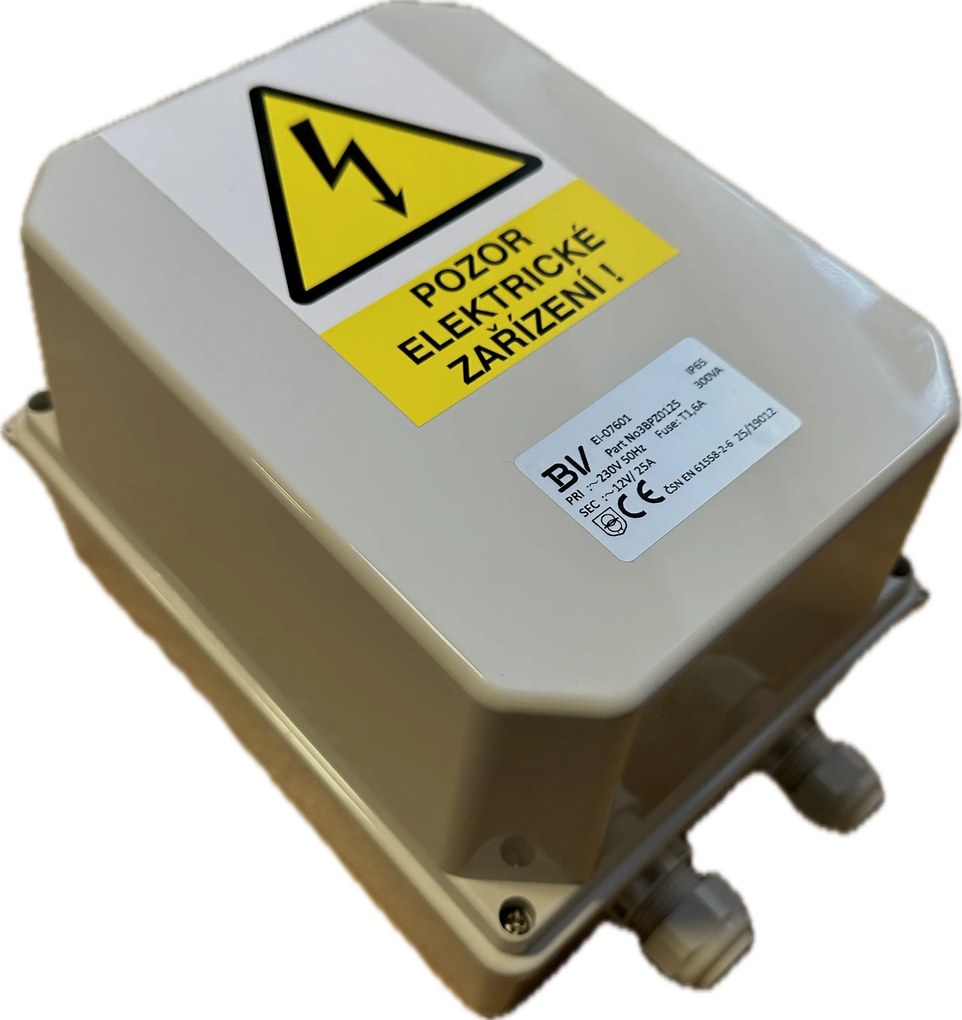 Vagnerpool Transformátor (IP 65) bazénový - šedý (trafo) 300 W / 230 V/12 V