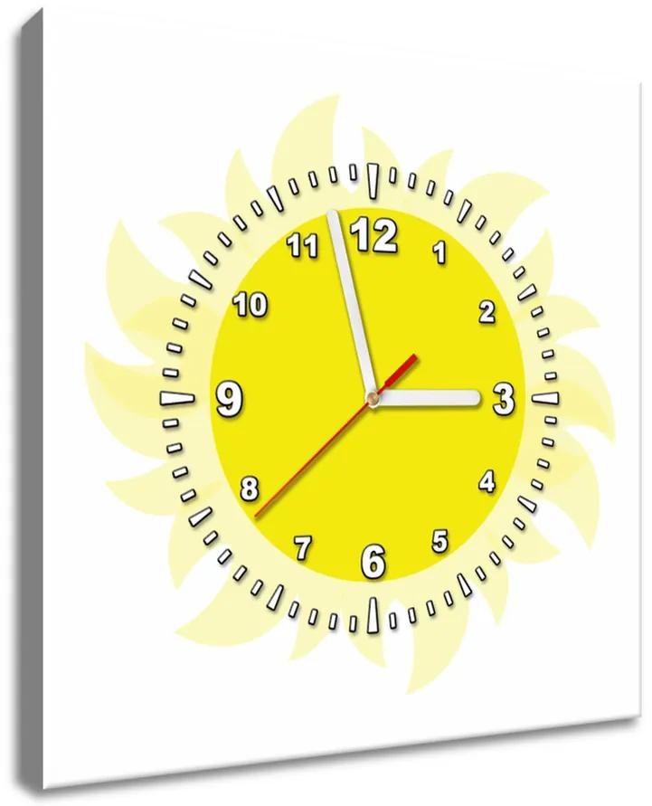 Gario Obraz s hodinami Sluníčko Rozměry: 40 x 40 cm