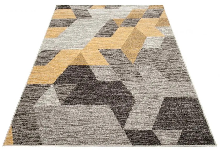 Kusový koberec Besto žluto hnědý 120x170cm