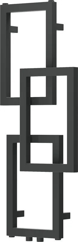 Mexen Grid, dekorativní koupelnový radiátor 870 x 360 mm, 209 W, grafitová, W215-0870-360-00-66
