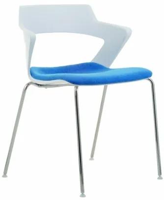Antares Plastová židle 2160 TC AOKI SEAT UPH GALERIE - Čalounění Antares LÁTKY (IR,RA) / IRIS, RALLY Barva plastu Antares cihlově červená