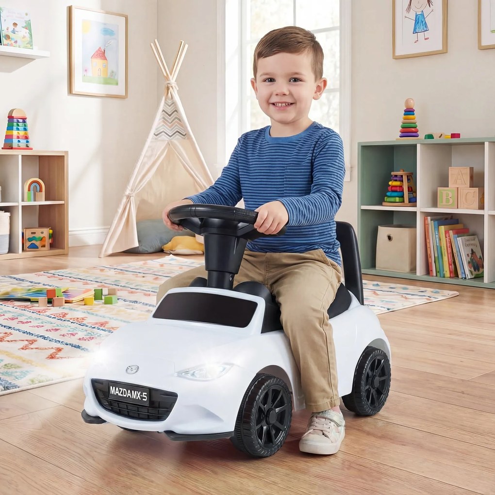 Costway Jízdní auto s ochranou proti světlu a převrácením a úložným prostorem
