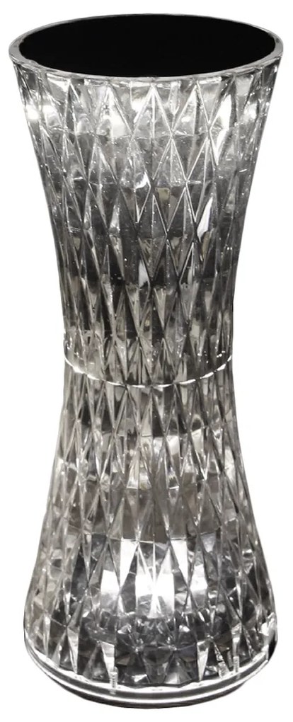 Stolní lampa Tower, 1x transparentní PVC stínítko, RGB