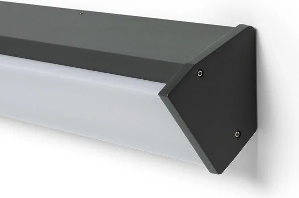 RED R14382 SANTOS 90 nástěnná antracitová 230V LED 50W IP65 3000K - RED - DESIGN RENDL
