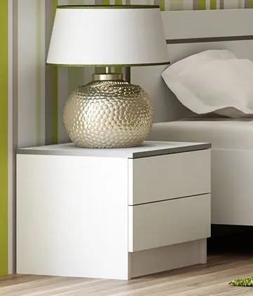 Casarredo - Komfort nábytek Noční stolek SANDINO/VISTA bílá