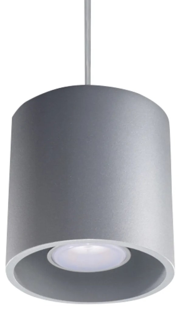 Sollux Lighting Závěsné svítidlo ORBIS 1 šedé