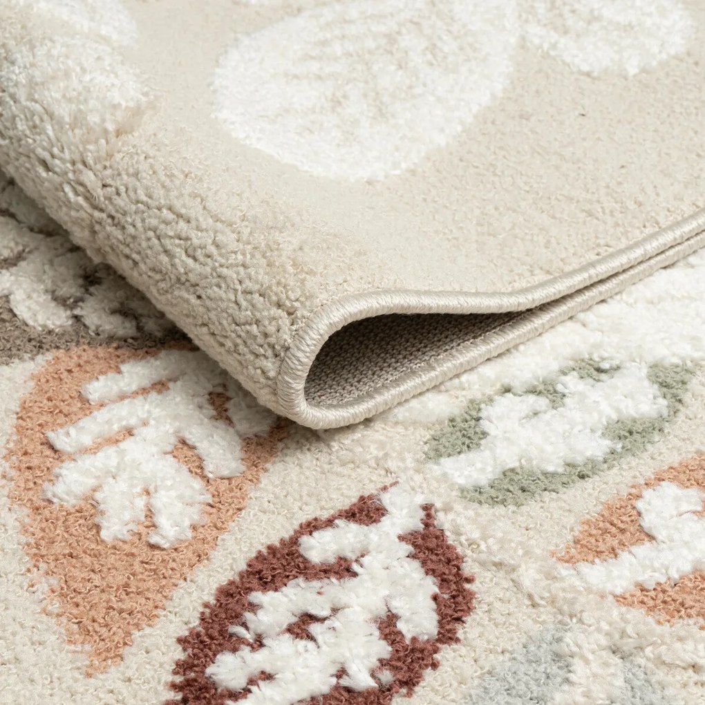 Angel Carpet, Kusový koberec Aurora 25 Beige, 60x110, béžová, kancelář
