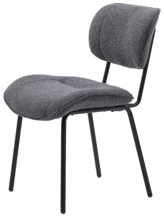 Designová židle Rashtin tmavě šedá