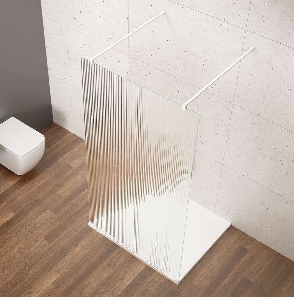 Gelco Vario - Sprchová zástěna, 110x200 cm, sklo nordic/bílá GX1511-03
