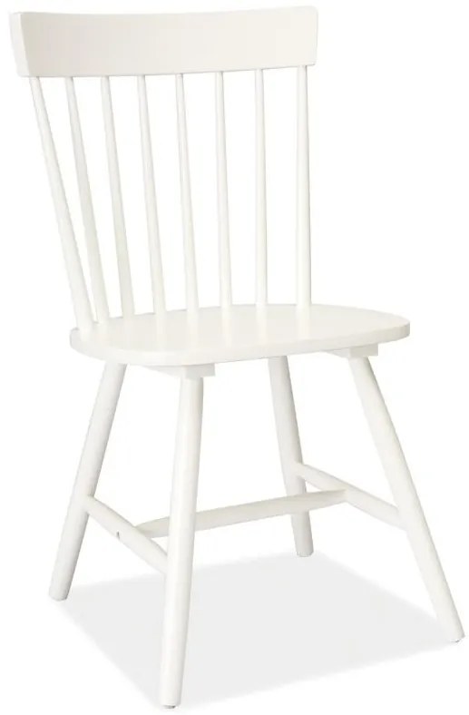 Signal Jídelní dřevěná židle ALERO bílá