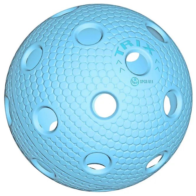 Florbalový míček TRIX IFF barevný - hnědá
