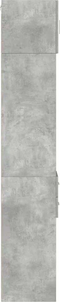 Úložná skříňka betonově šedá 30x42,5x225 cm kompozitní dřevo 3281269