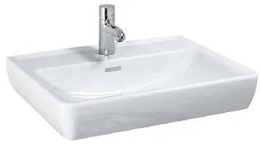 Laufen Pro - Umyvadlo, 600x480 mm, 1 otvor pro baterii, s LCC, bílá H8189524001041