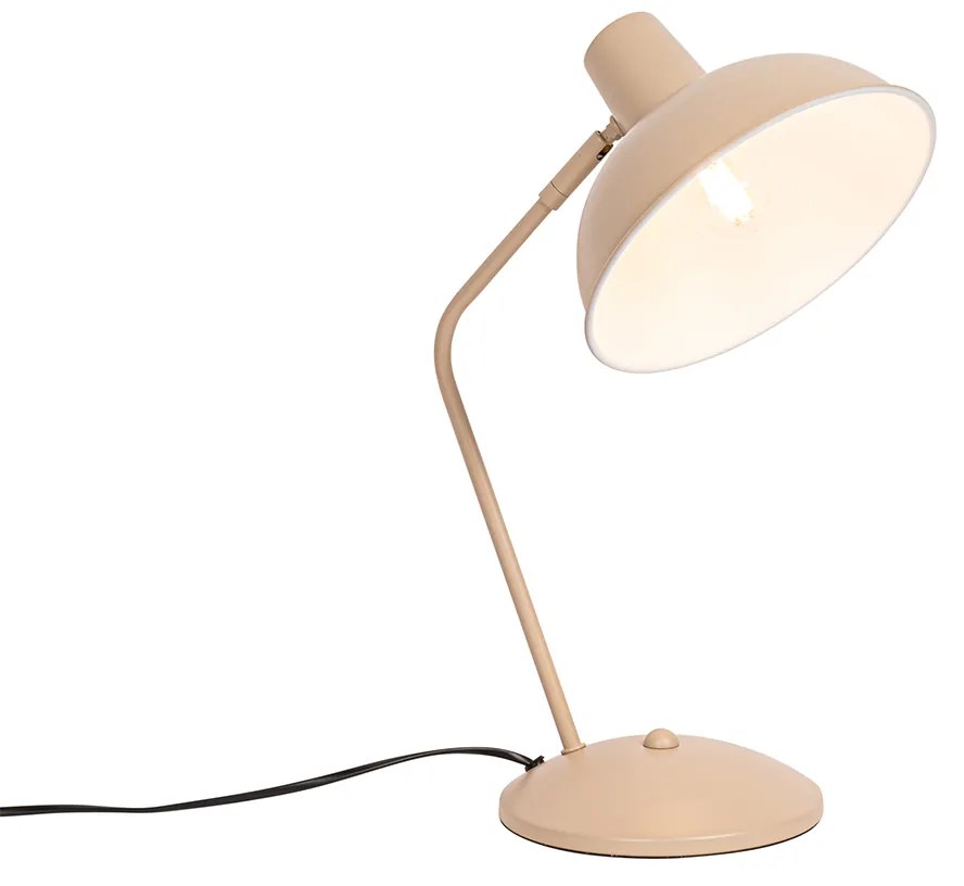 Retro stolní lampa béžová - Milou