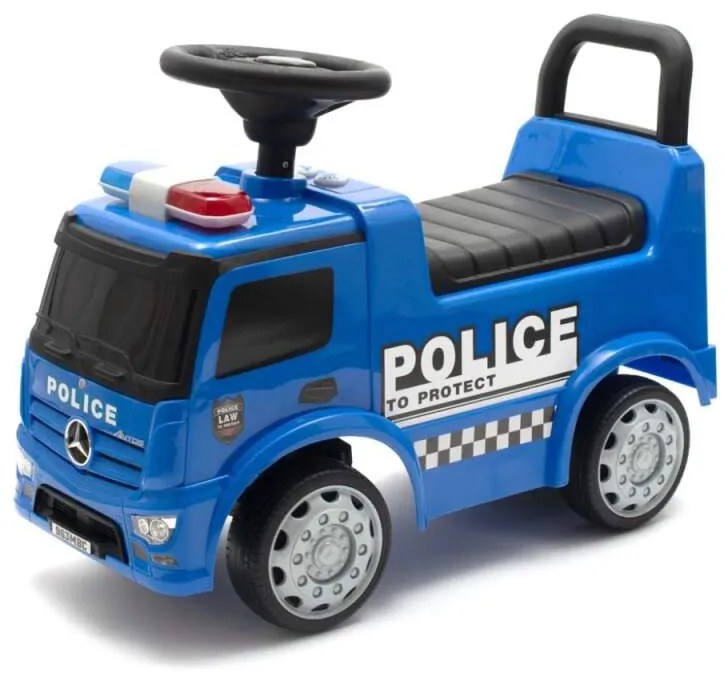 Dětské odrážedlo se zvukem Mercedes Baby Mix POLICE modré