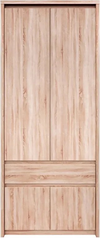 Skříň čtyřdveřová se zásuvkou Norton 66x210x40 cm Dub sonoma