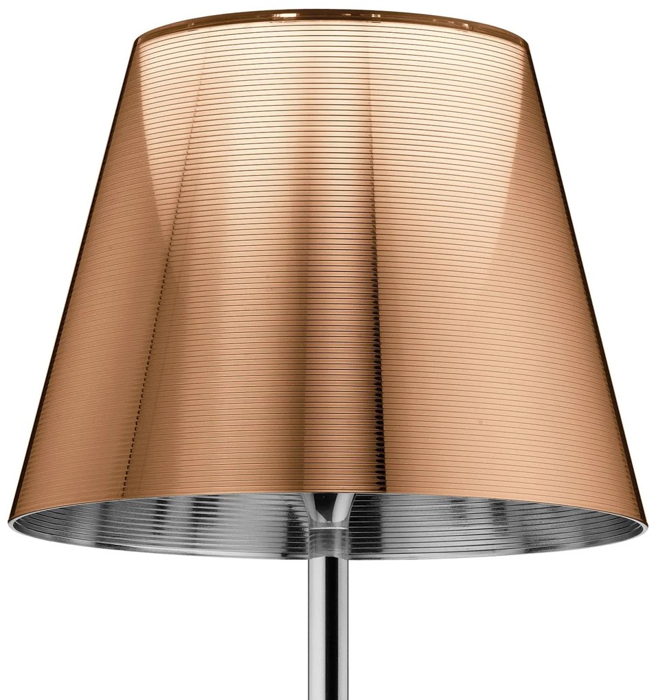 Flos KTribe F2, designová stojací lampa se stmívačem, 1x150W E27, aluminizovaný bronz, výška 162cm