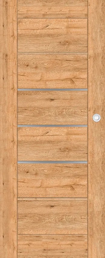 Interiérové dveře vasco doors PRIMO model 5 Průchozí rozměr: 70 x 197 cm, Orientace dveří: Levé dveře, Dekor: Bílá