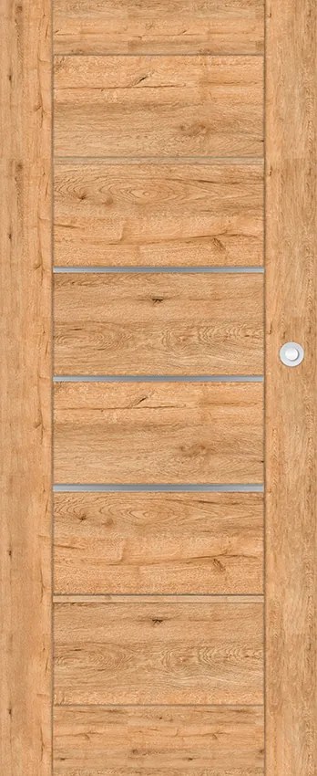 Interiérové dveře vasco doors PRIMO model 5 Průchozí rozměr: 70 x 197 cm, Orientace dveří: Levé dveře, Dekor: Dub přírodní