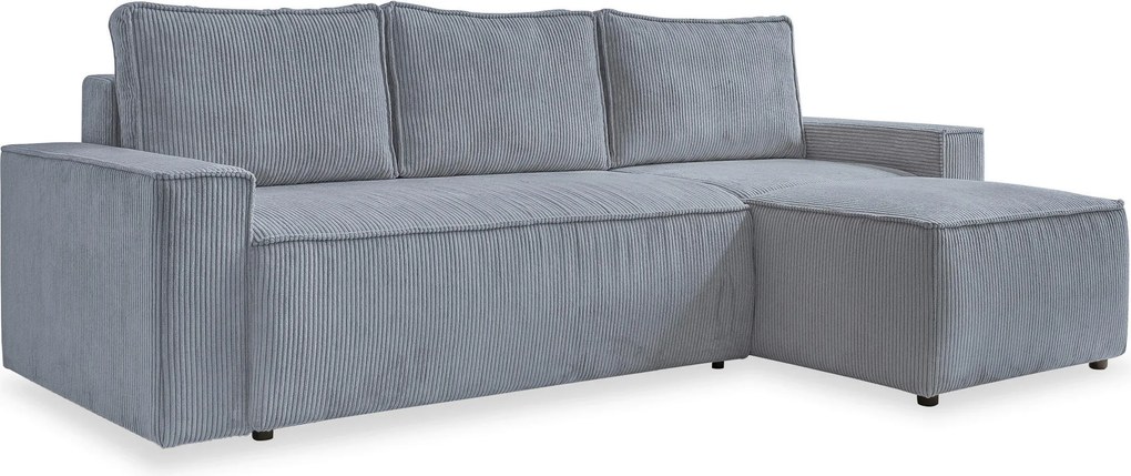 XXXLutz ROHOVÁ SEDAČKA, textil, světle šedá MID.YOU - Sedací soupravy - 001454005304