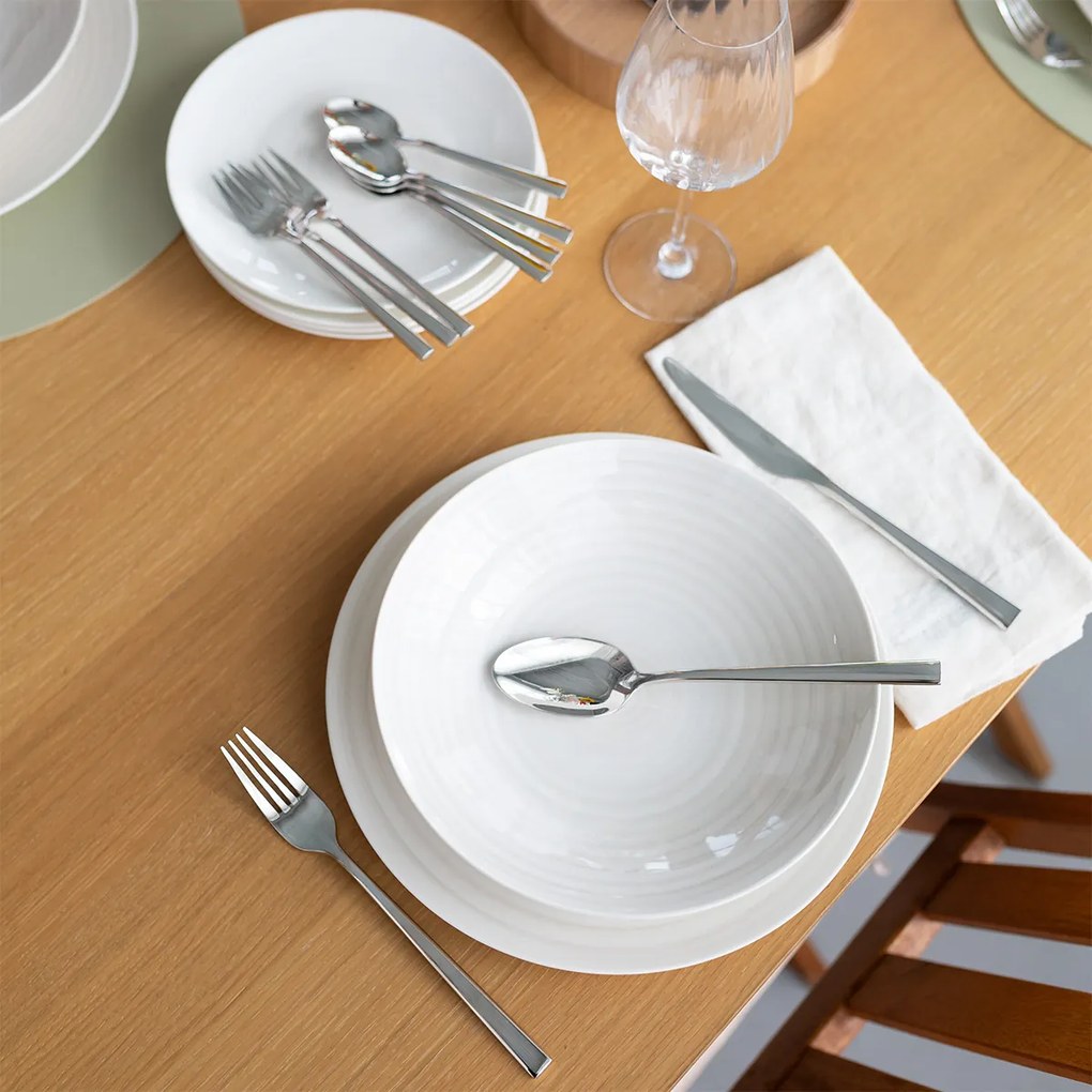 Sada talířů 12 ks — Premium Platinum Line Rocca - 490180